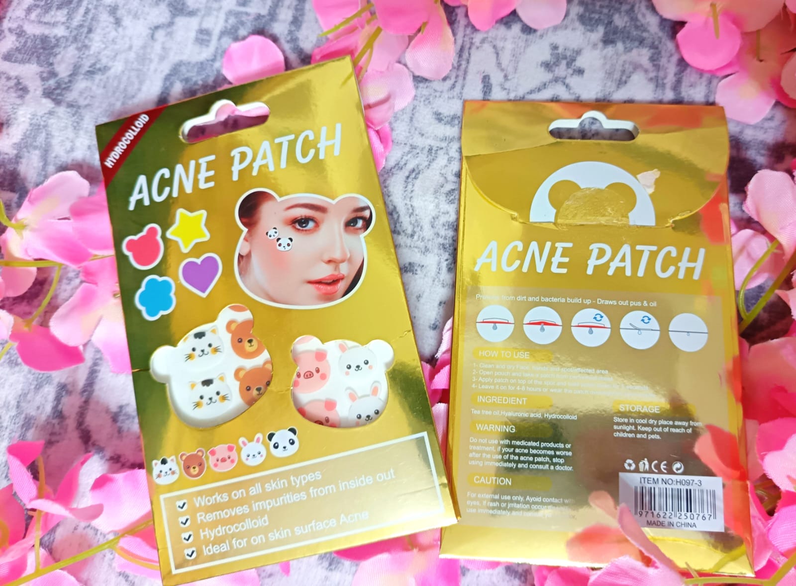 Parches para acné x 24 tiras – AbySam Papelería